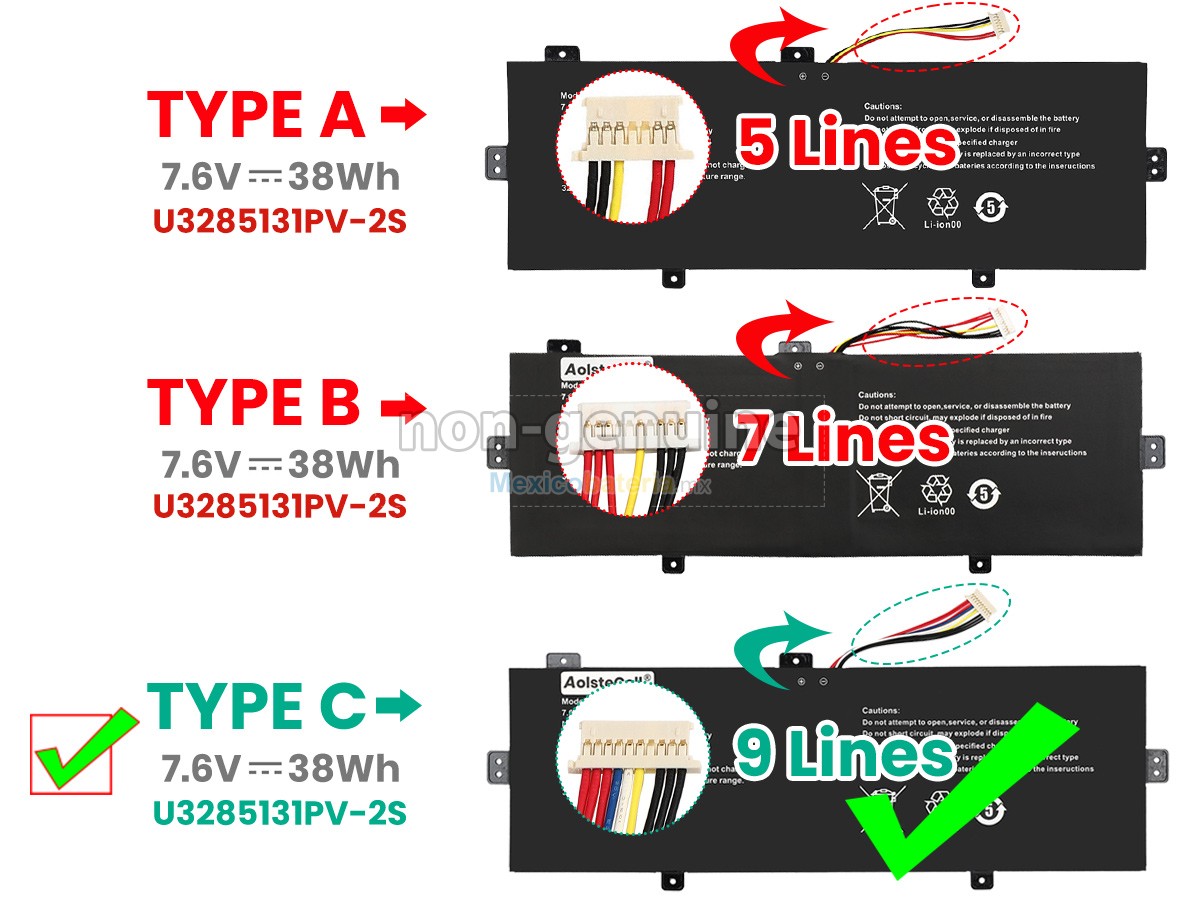 Batería Jumper U3285131P-2S de alta calidad en México | Mexicobateria.mx