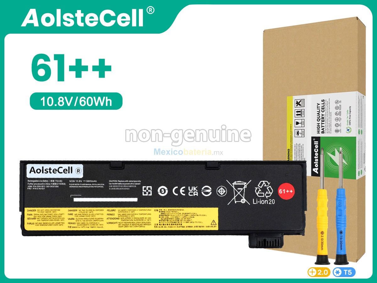 Batería Lenovo ThinkPad T480-20L5004FAU de alta calidad en México ...